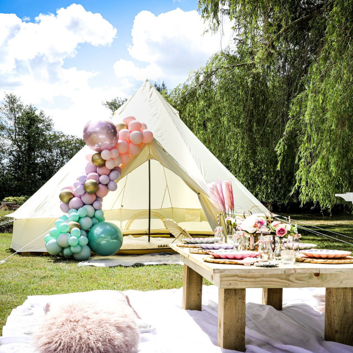 Boho Bell Tent | Premium Canvas Bell Tents & Glamping Accessories